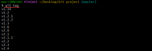 Git List Tags Local Or Remote Repository