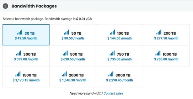 Reduce Data Transfer Costs with Bare Metal Cloud Bandwidth Packages