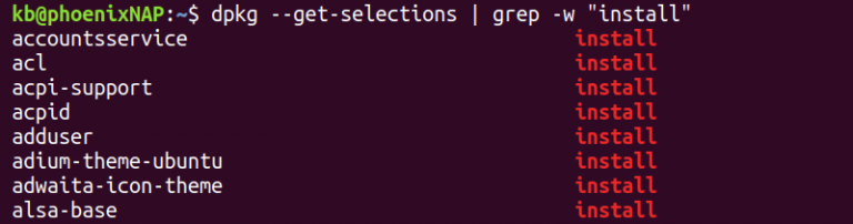How to List Installed Packages on Ubuntu | phoenixNAP KB