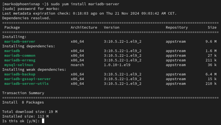 How to Install MariaDB on CentOS and Rocky Linux