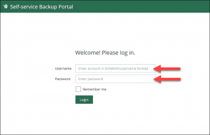 DSC Veeam Self-Service Backup Portal Guide | PhoenixNAP KB