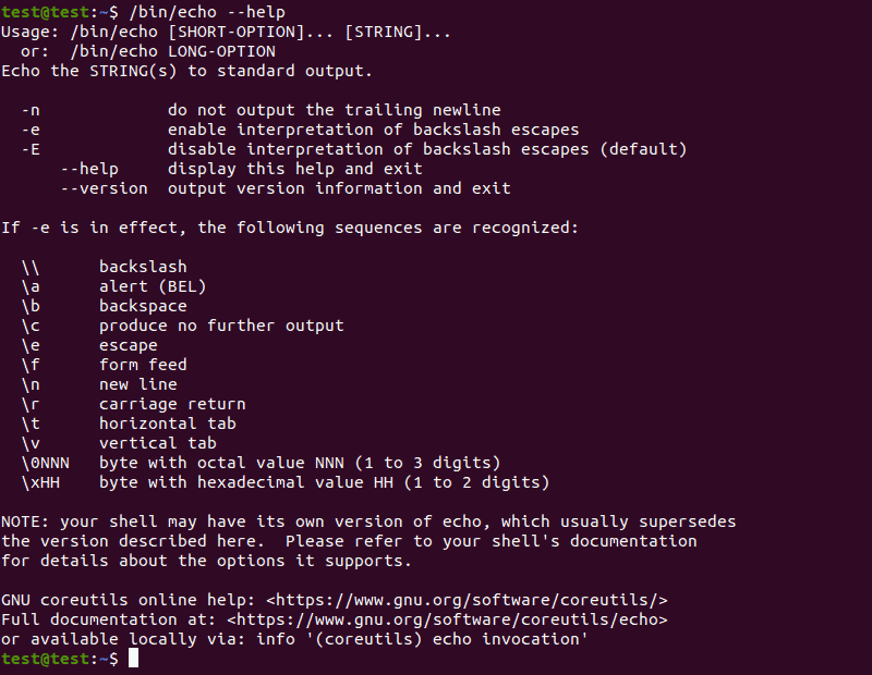 Echo Command In Linux A318013800 