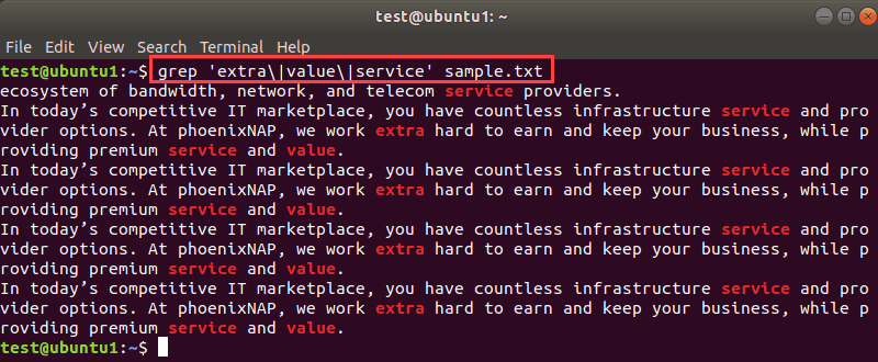 How To Grep For Multiple Strings Patterns Or Words