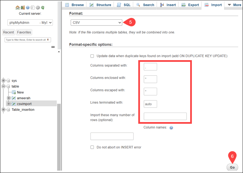 How Do I Import A File Into Mysql 