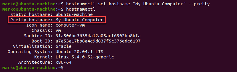 Change Hostname On Ubuntu 20 04 via GUI Or Terminal 