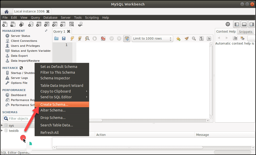 How To Create Table In Mysql Workbench Using Sql Query Infoupdate