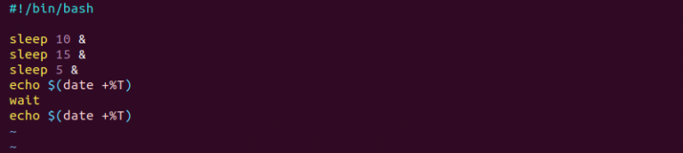 Bash Wait Command With Examples 