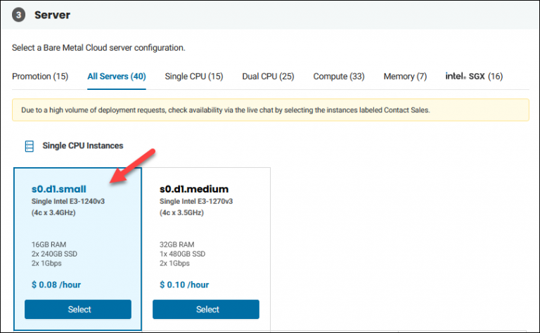 How to Set Up a Load Balancer on an s0.d1.small BMC Server