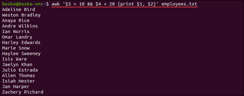 AWK Command In Linux With Examples Statements Patterns Variables 