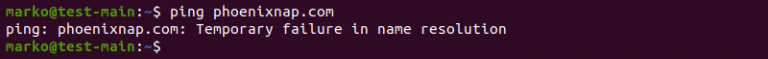 How to Resolve the "Temporary failure in name resolution" Error