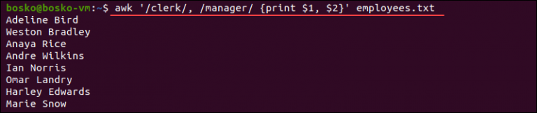 Awk Command In Linux With Examples Statements Patterns And Variables
