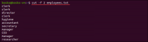 Linux cut Command Explained with 6 Examples