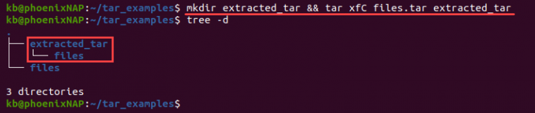 tar Command in Linux With Examples | phoenixNAP KB