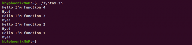 Bash Function And How To Use It Variables Arguments Return