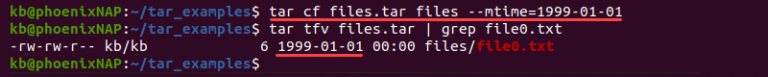 tar Command in Linux With Examples | phoenixNAP KB