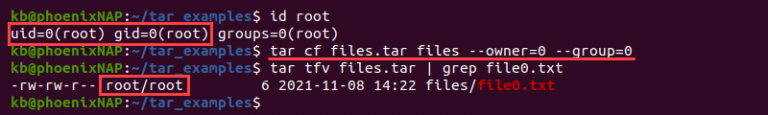 tar Command in Linux With Examples | phoenixNAP KB