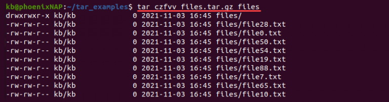 tar Command in Linux With Examples