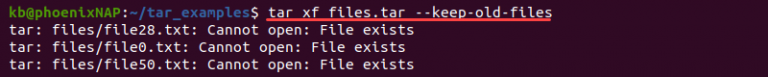 tar Command in Linux With Examples