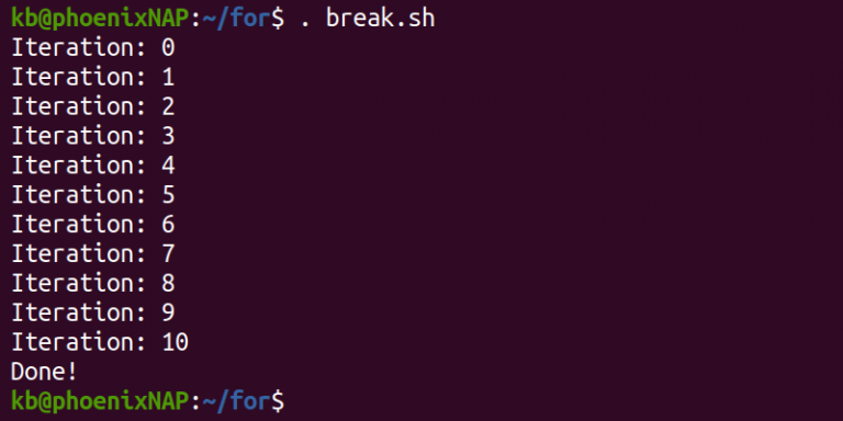 Bash Script For Loop Explained With Examples Phoenixnap Kb 5820