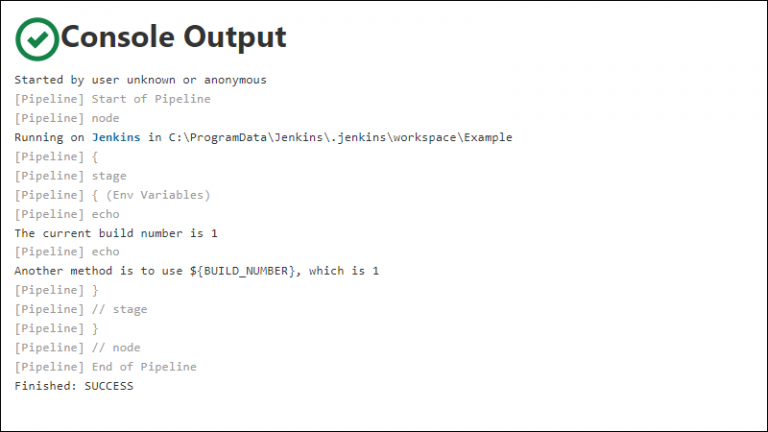 Jenkins Logs - Viewing and Customizing