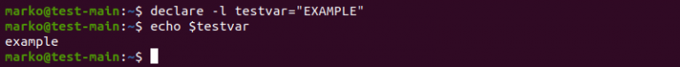 Bash Declare Statement Syntax And Examples Declaring Variables
