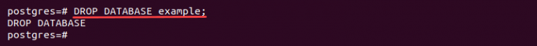PostgreSQL Drop Database with Examples {2 Methods}