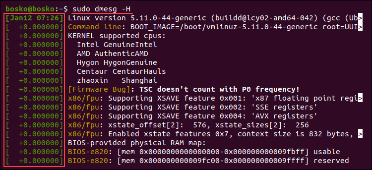 Dmesg Linux Command Syntax Options And Examples 