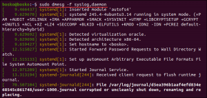 dmesg Linux Command {Syntax, Options and Examples}