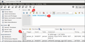 How to Use MySQL SHOW TRIGGERS