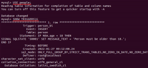 How to Use MySQL SHOW TRIGGERS