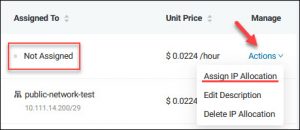 BMC Public IP Management via Portal and API