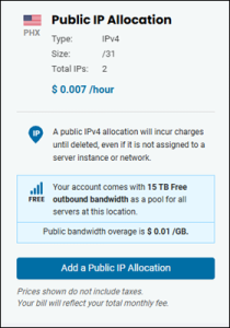 BMC Public IP Management via Portal and API