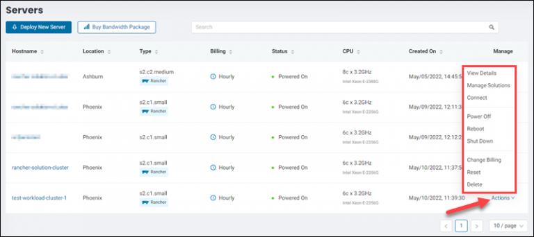Deploy & Manage Rancher Management Cluster with Workload Cluster in BMC