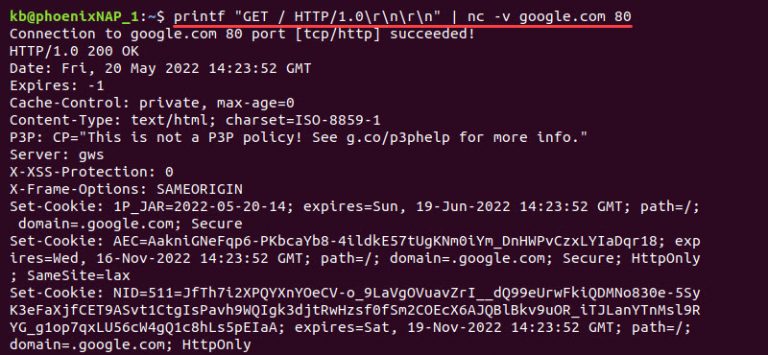 Nc Netcat Command Syntax Command Options And Examples