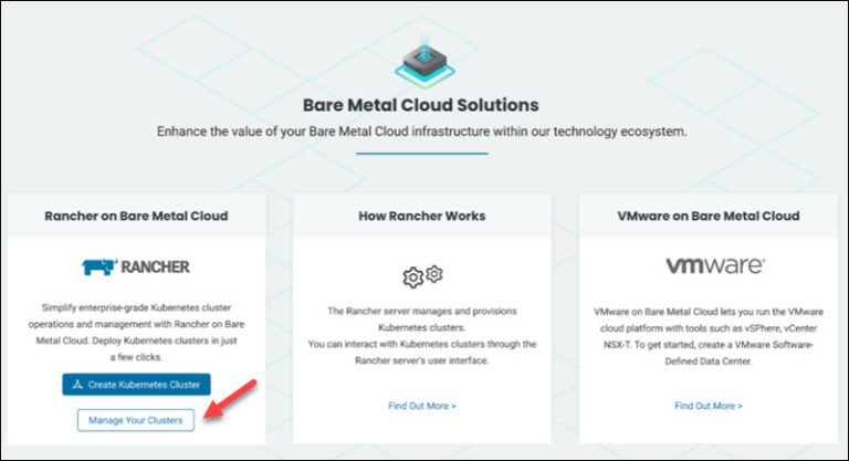 Deploy & Manage Rancher Management Cluster with Workload Cluster in BMC