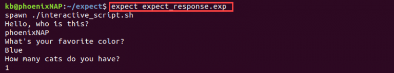 Linux Expect Command Basic Use With Variables And Commands