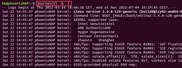 Journalctl: How to Read and Edit Systemd Logs | phoenixNAP KB