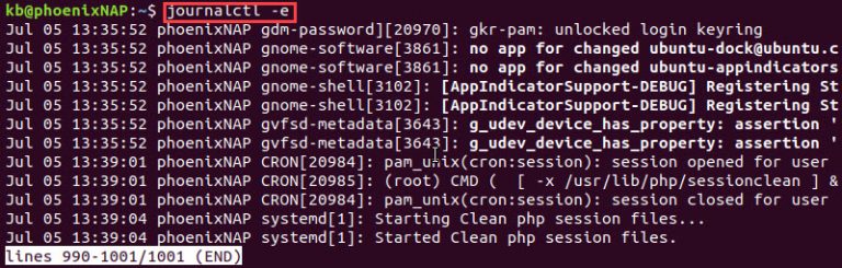 Journalctl: How to Read and Edit Systemd Logs | phoenixNAP KB