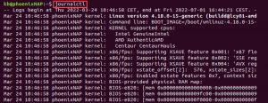 Journalctl: How to Read and Edit Systemd Logs | phoenixNAP KB