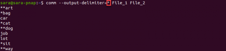 Linux comm Command with Examples | phoenixNAP KB