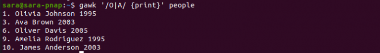 Gawk Linux Command With 10 Examples Phoenixnap Kb
