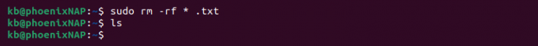 What Is sudo rm -rf in Linux and Is It Dangerous? | phoenixNAP KB