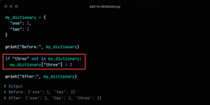 How to Add Items to a Python Dictionary?