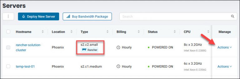 Deploy & Manage Rancher Management Cluster with Workload Cluster in BMC