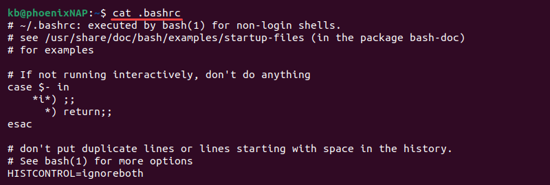What Is The bashrc File In Linux PhoenixNAP KB