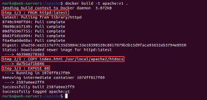 How to Install Apache in Docker