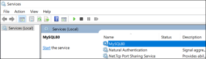 How to Start MySQL Server {+ How to Stop and Restart it}