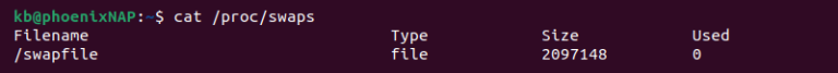 How to Create a Linux Swap File | phoenixNAP KB