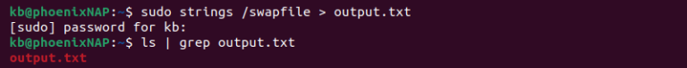 How To Create A Linux Swap File Phoenixnap Kb