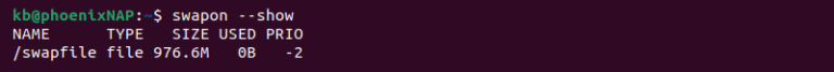 How to Create a Linux Swap File | phoenixNAP KB